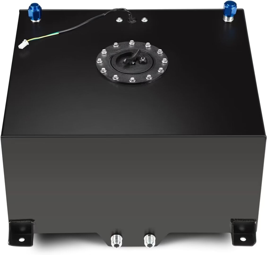 10 Gallon 40L Universal Fuel Cell Gas Tank with Level Sender Polished ...