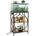 10 Gallon Aquarium Stand with Power Outlet, 3 Tier Heavy Duty Metal ...