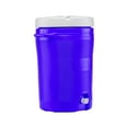 10 Gallon Blue Beverage Dispenser, Insulated Sports Water Cooler Jug ...