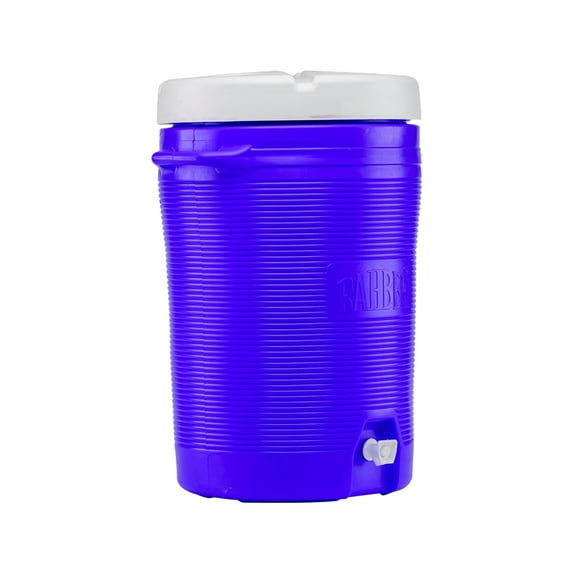 10 Gallon Blue Beverage Dispenser, Insulated Sports Water Cooler Jug ...