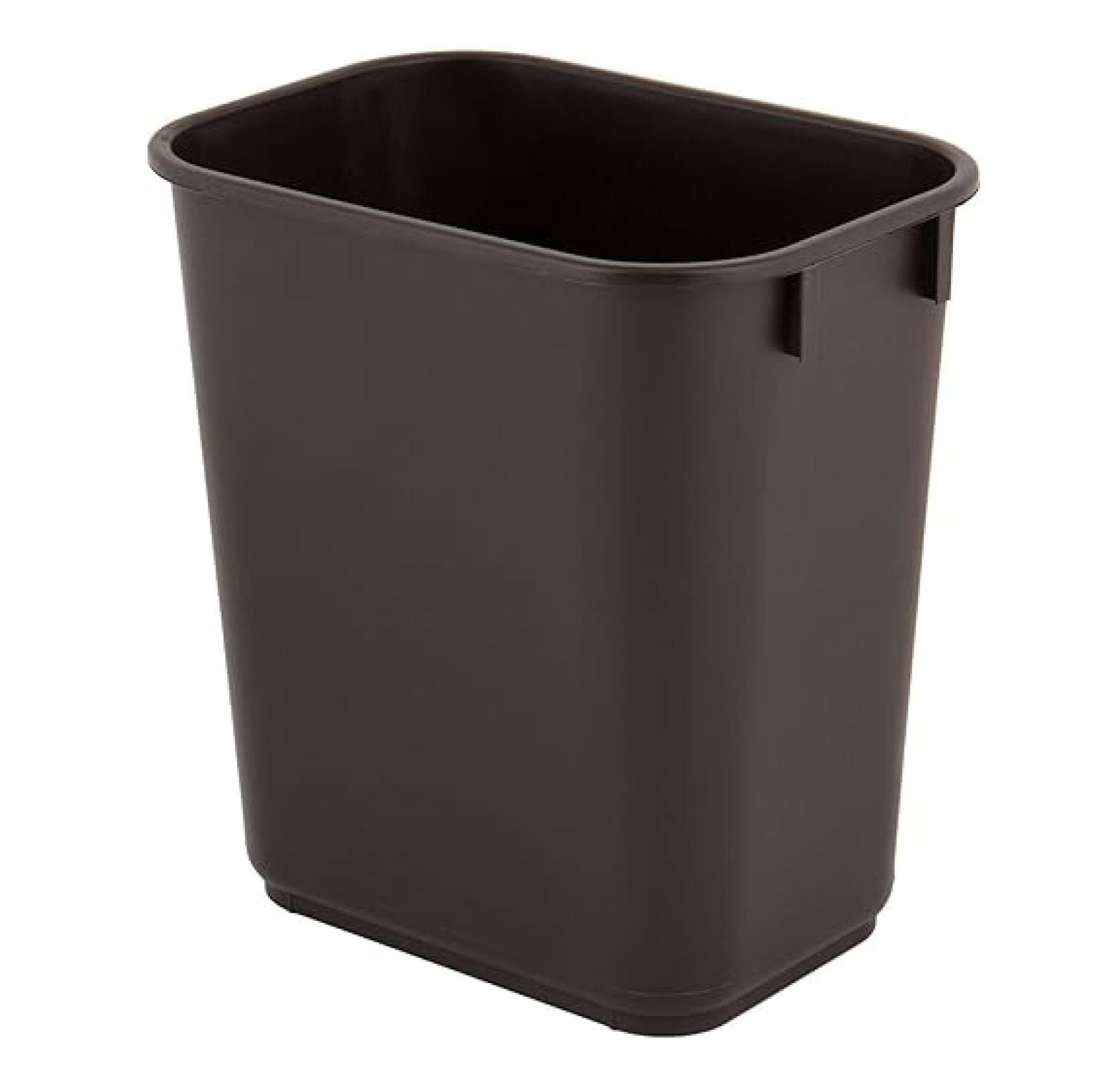 10 Gallon Brown Rectangular Wastebasket Restaurant Trash can Trash can ...