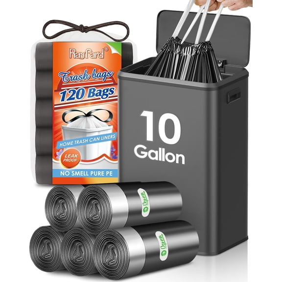 Trash Bags 10 Gallon