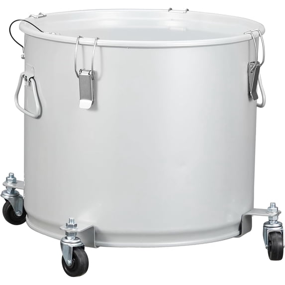 10 Gallon Fryer Grease Bucket Oil Disposal Caddy, Steel Fryer Oil ...