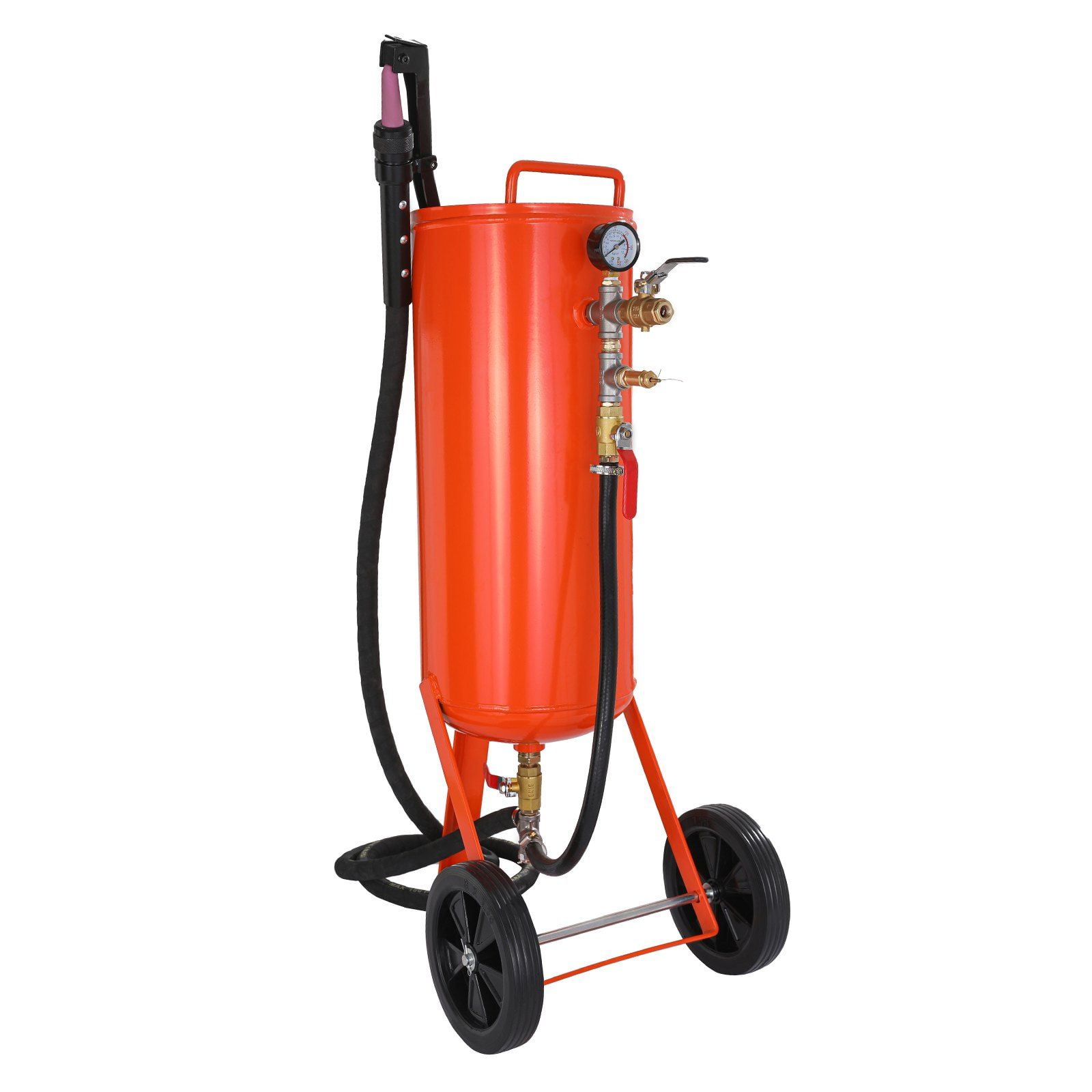 10-Gallon Heavy Duty Sand Blaster Kit, 60-110 PSI Abrasive Blaster with ...