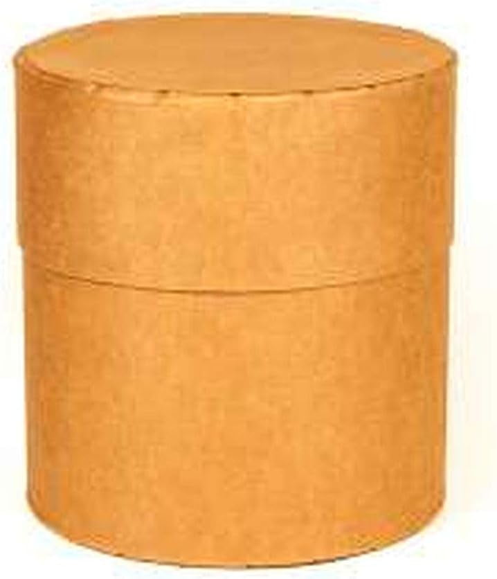 10 Gallon Round All-Fiber Corrugated Cardboard Drum With Corrugated ...
