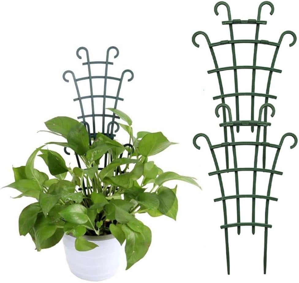 10 Garden Plant Racks - Stackable Plastic Climbing Racks for Indoor and ...