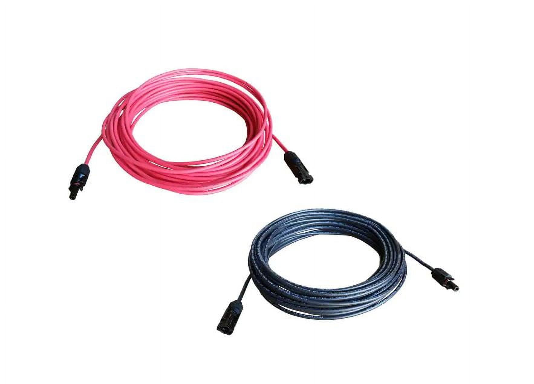 10-Gauge 30 ft. Black/30 ft. Red Solar Cable (1-Pair) - Walmart.com