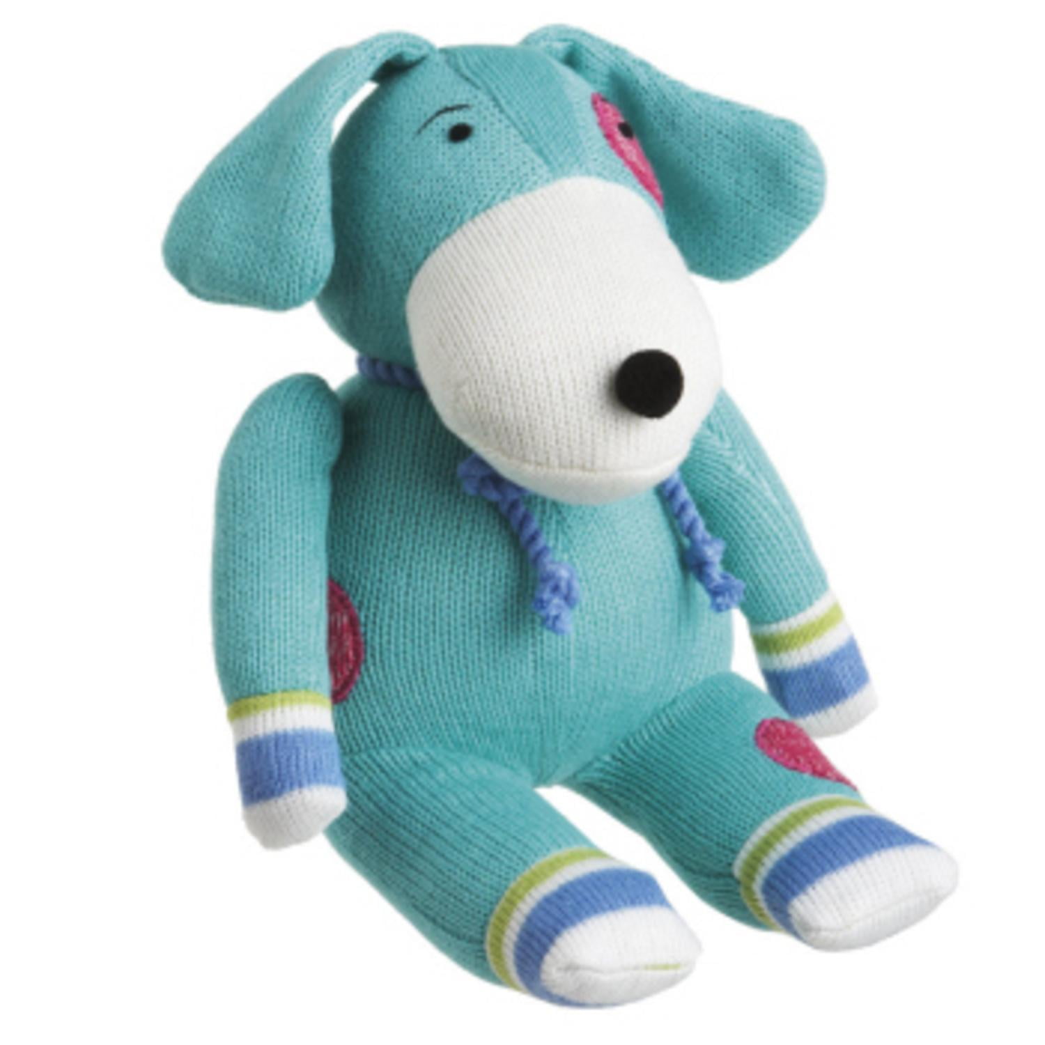 10" Genuine Monkeez and Friends Teal Plush Doogan Dog Stuffed Animal ...