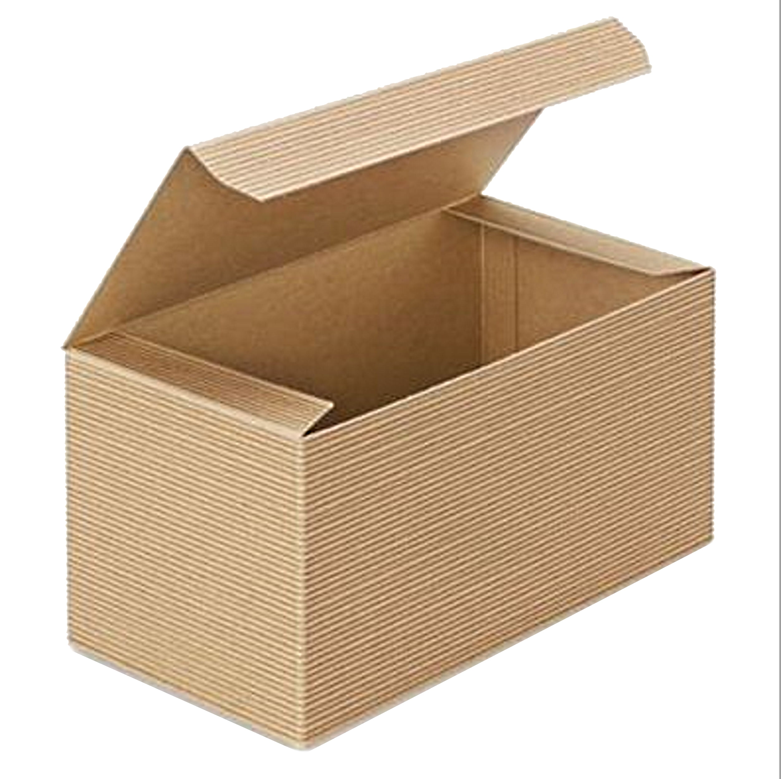 10 Gift Boxes - 9 x 4 .5 "x 4 .5", Kraft Pinstripe - Walmart.com