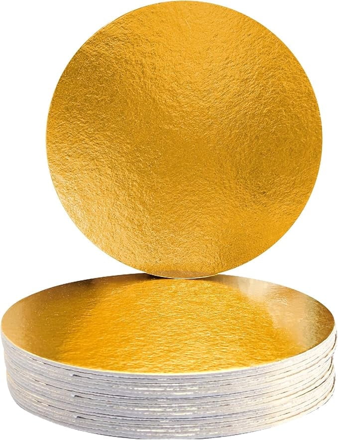 10" Gold Round Compressed Cakeboards, 10 ct. - Walmart.com