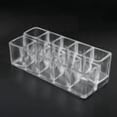 10 Grid Transparent Lipstick Holder Organizer Acrylic Cosmetics Display ...