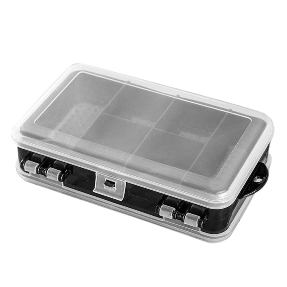 10 Grids Transparent Plastic Organizer Container Storage Box Adjustable ...