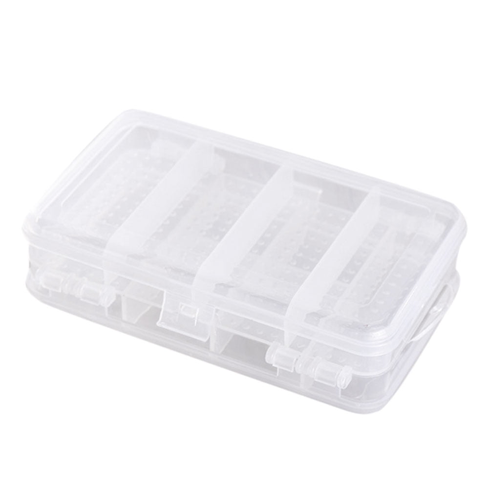 10 Grids Transparent Plastic Organizer Container Storage Box Adjustable ...