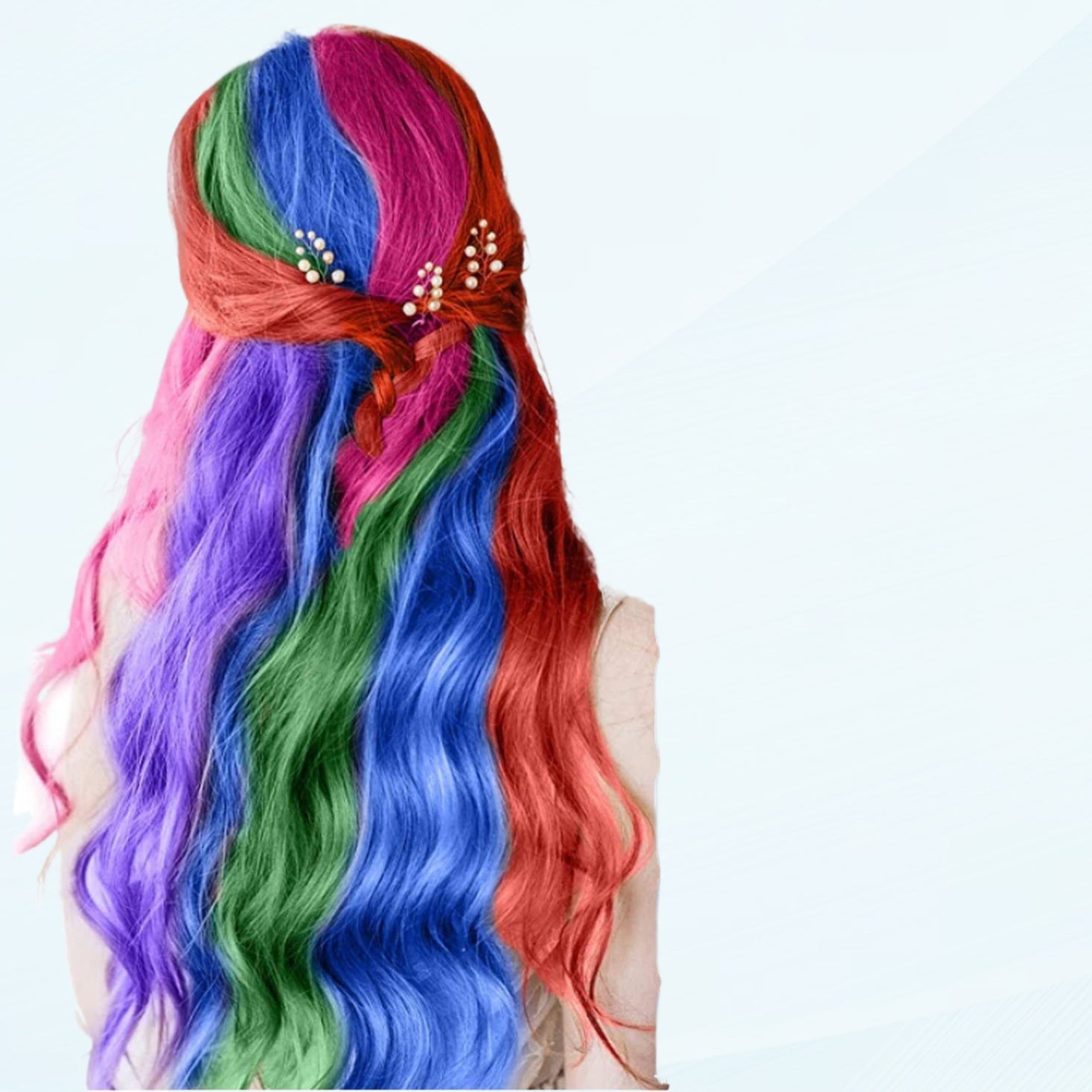 10 Hair Chalk Colors for Girls Kids, Hair Chalk Bright Temporary ...