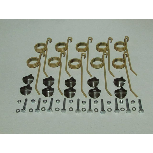 10 Hay Rake Teeth and Mounting Clips and Hardware for New Holland 56 55 ...