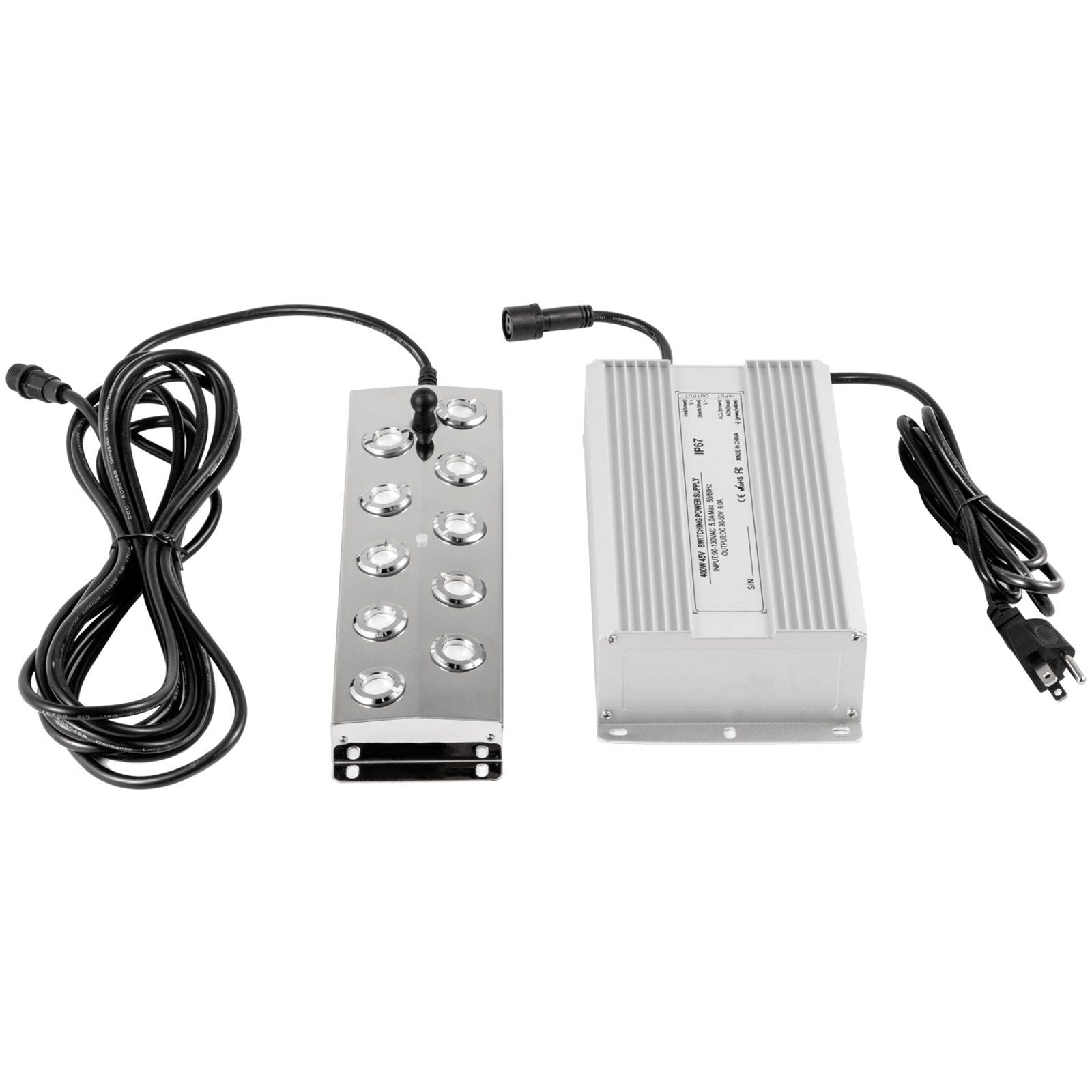 10-Head Ultrasonic Mist Maker Fogger, 5KG/H Humidifier Stainless Steel ...