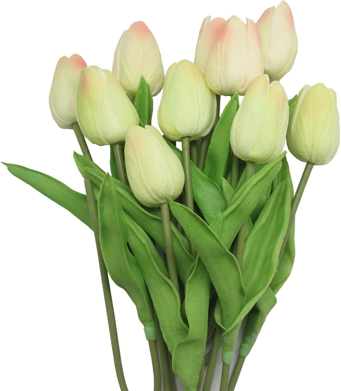 10-Heads Home Decoration Mini Tulip Real Touch Tulip Artificial Flowers ...