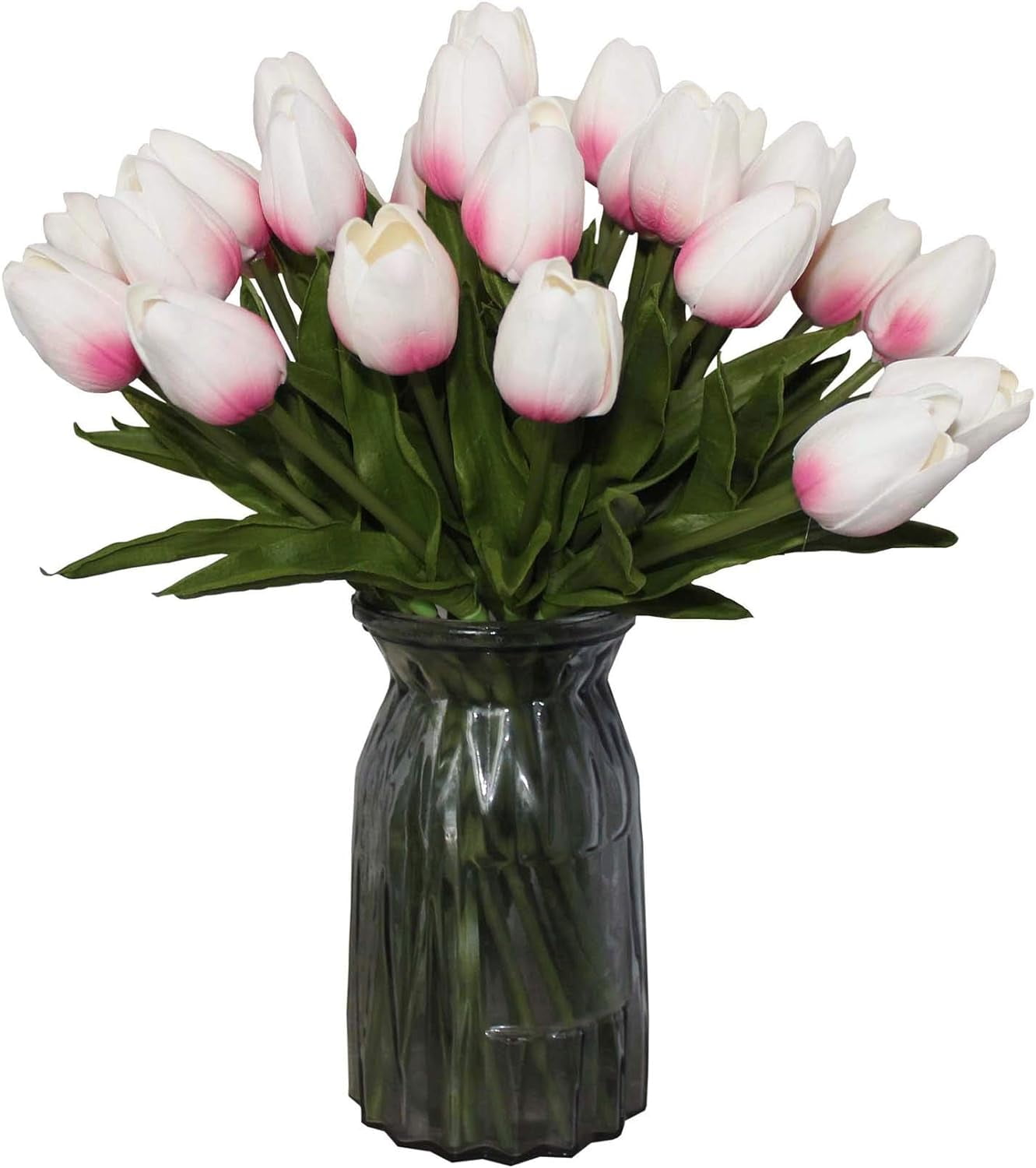 10-Heads Home Decoration Mini Tulip Real Touch Tulip Artificial Flowers ...