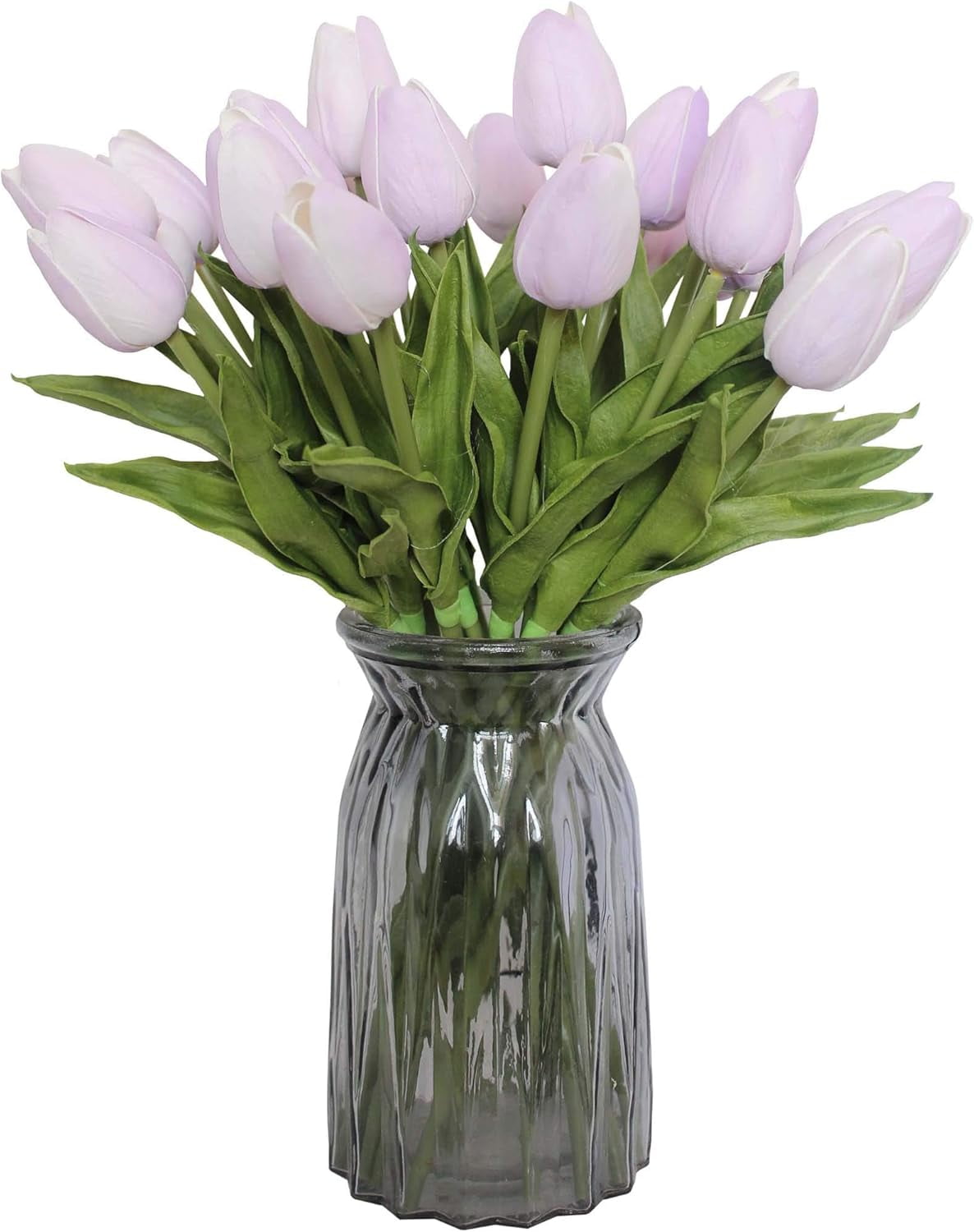 10-Heads Home Decoration Mini Tulip Real Touch Tulip Artificial Flowers ...