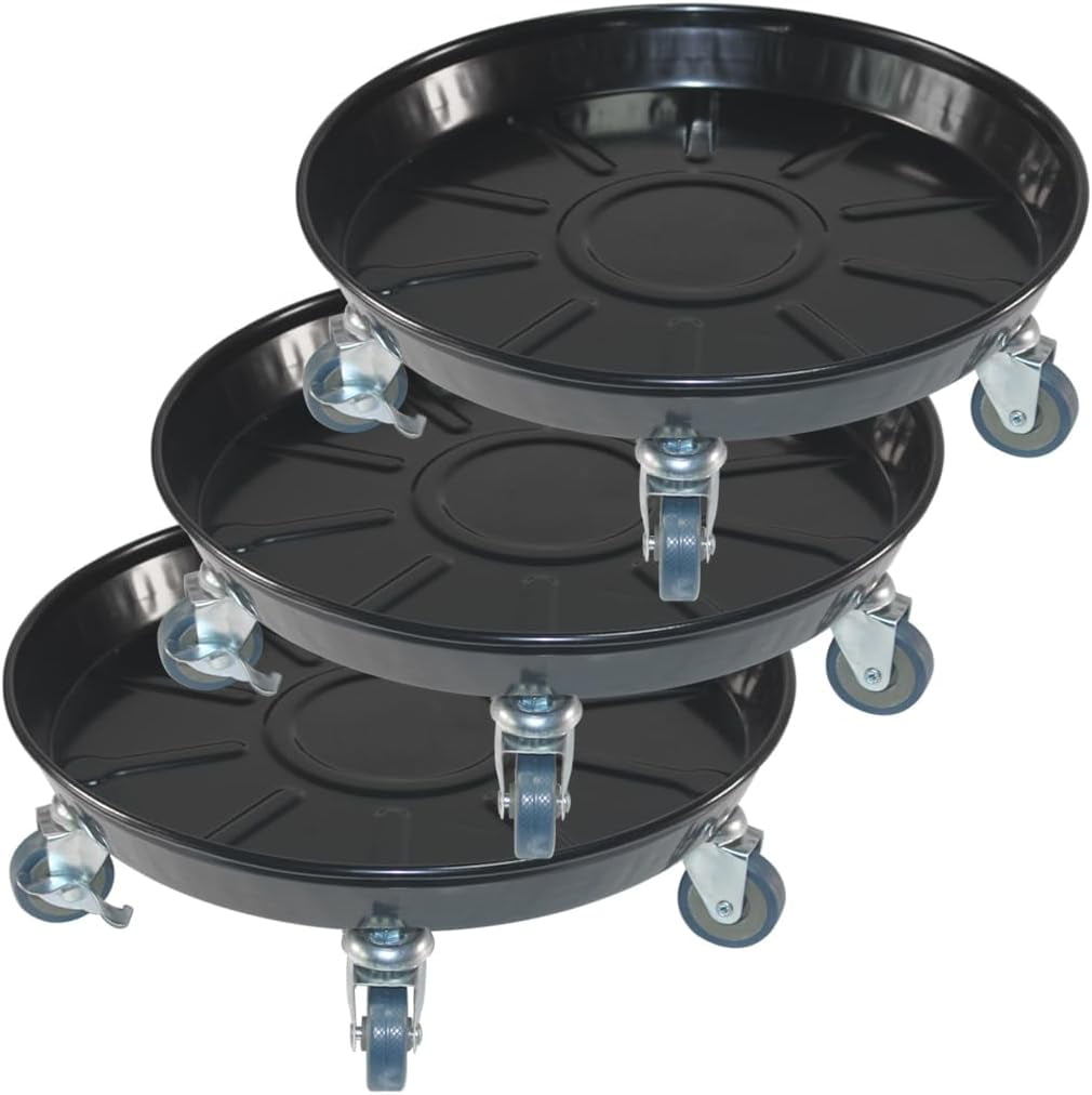 10" Heavy Duty Plant Dolly with Wheels, 160lbs Metal Rolling Plant ...