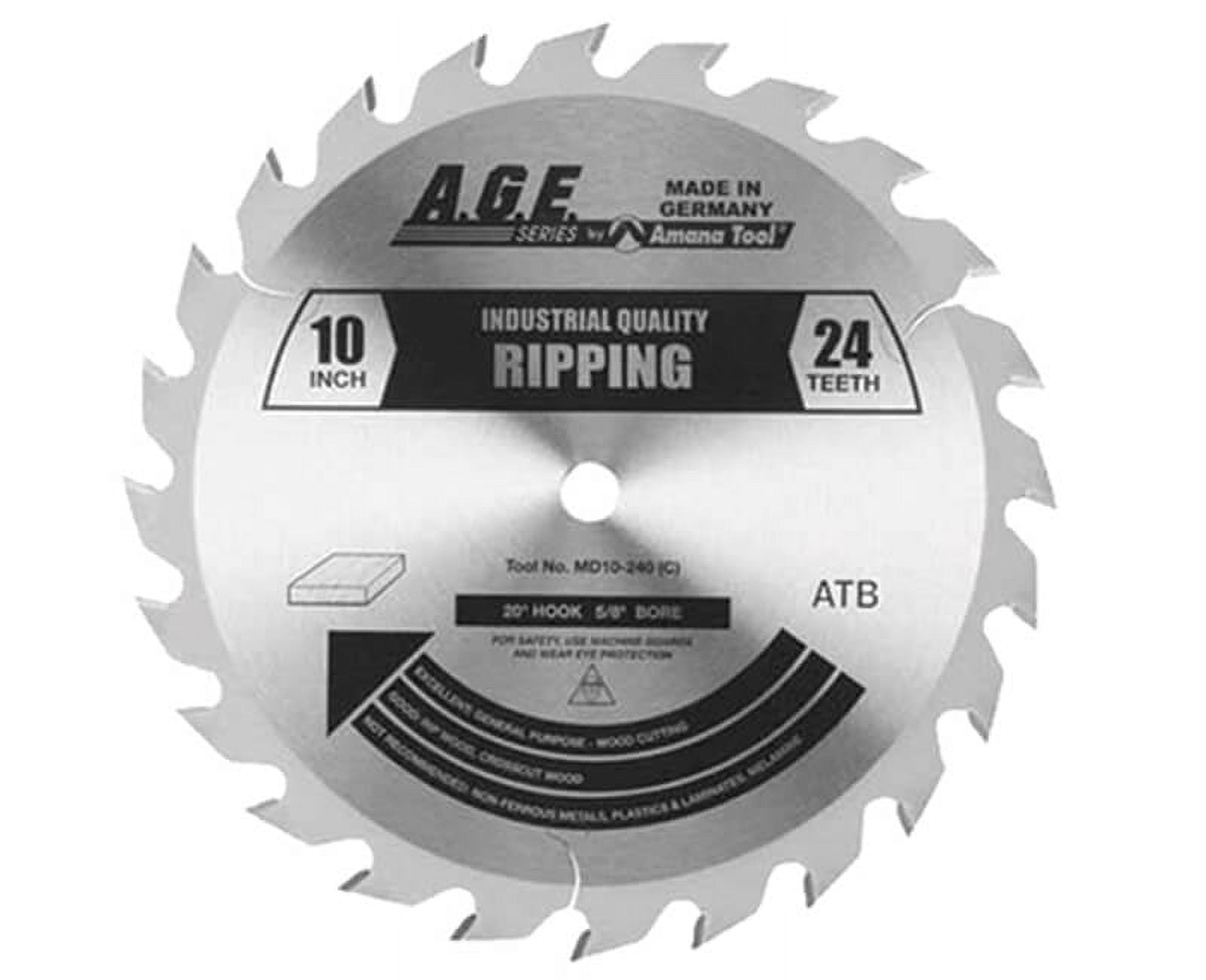 10 Heavy Duty Ripping Blade - 24 Teeth - Walmart.com