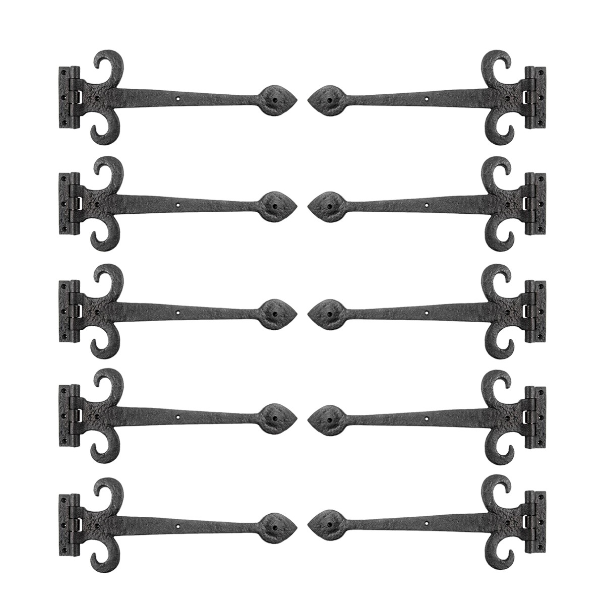 10 Heavy Duty Strap Hinge for Gates and Doors Decorative Large 15 1/2 ...