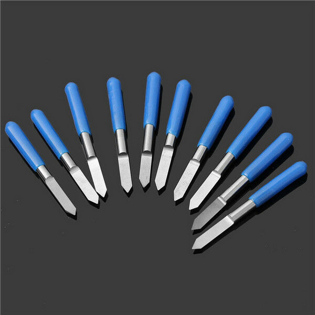 10* High-precision V-shape Carbide PCB Engraving Bits CNC Router Tool 3 ...