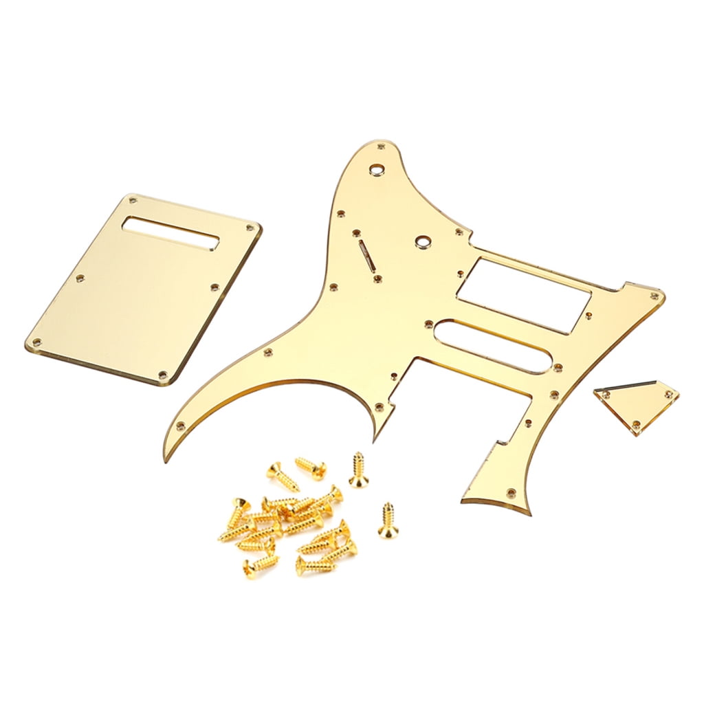 10 Hole Guitar Pickguard with Mounting Screw Back Plate Humbucker ...