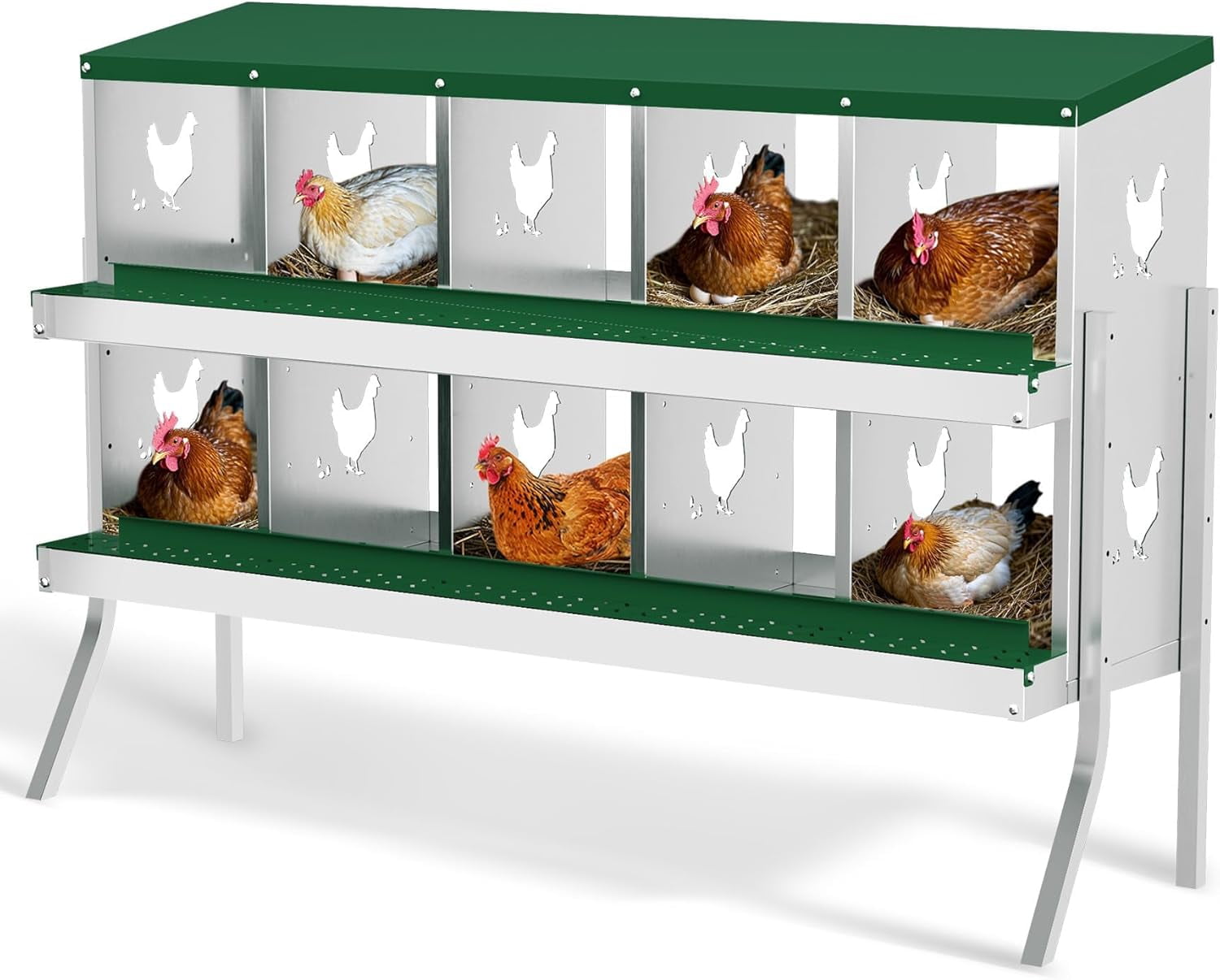 10 Hole Nesting Box for Laying Eggs,Chicken Nesting Box,Nesting Boxes ...