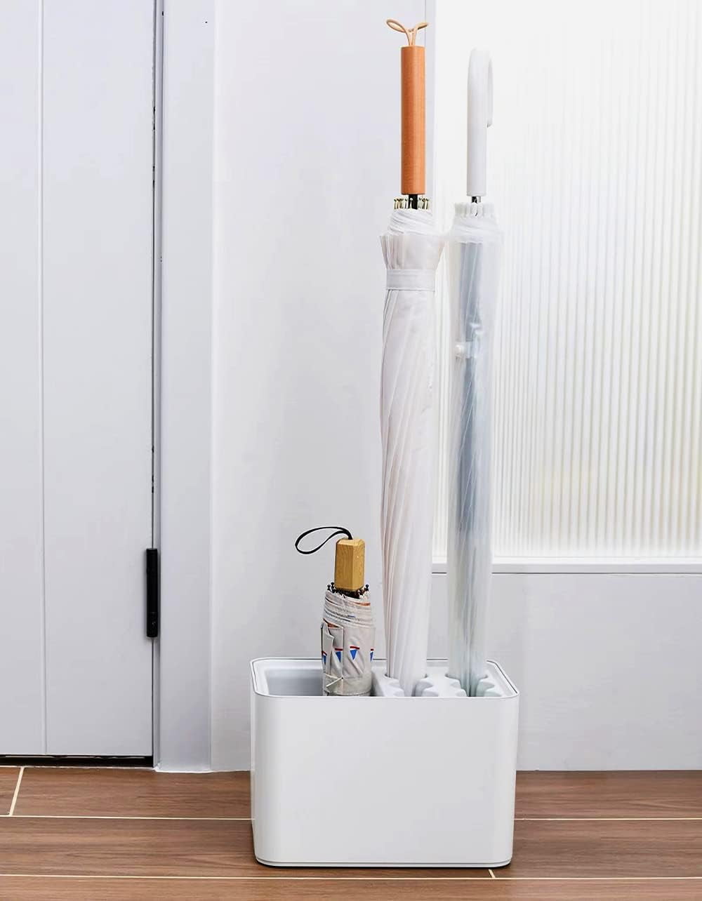 10 Hole Umbrella Rack Stand Holder with Drip Tray Space Saver Organizer ...