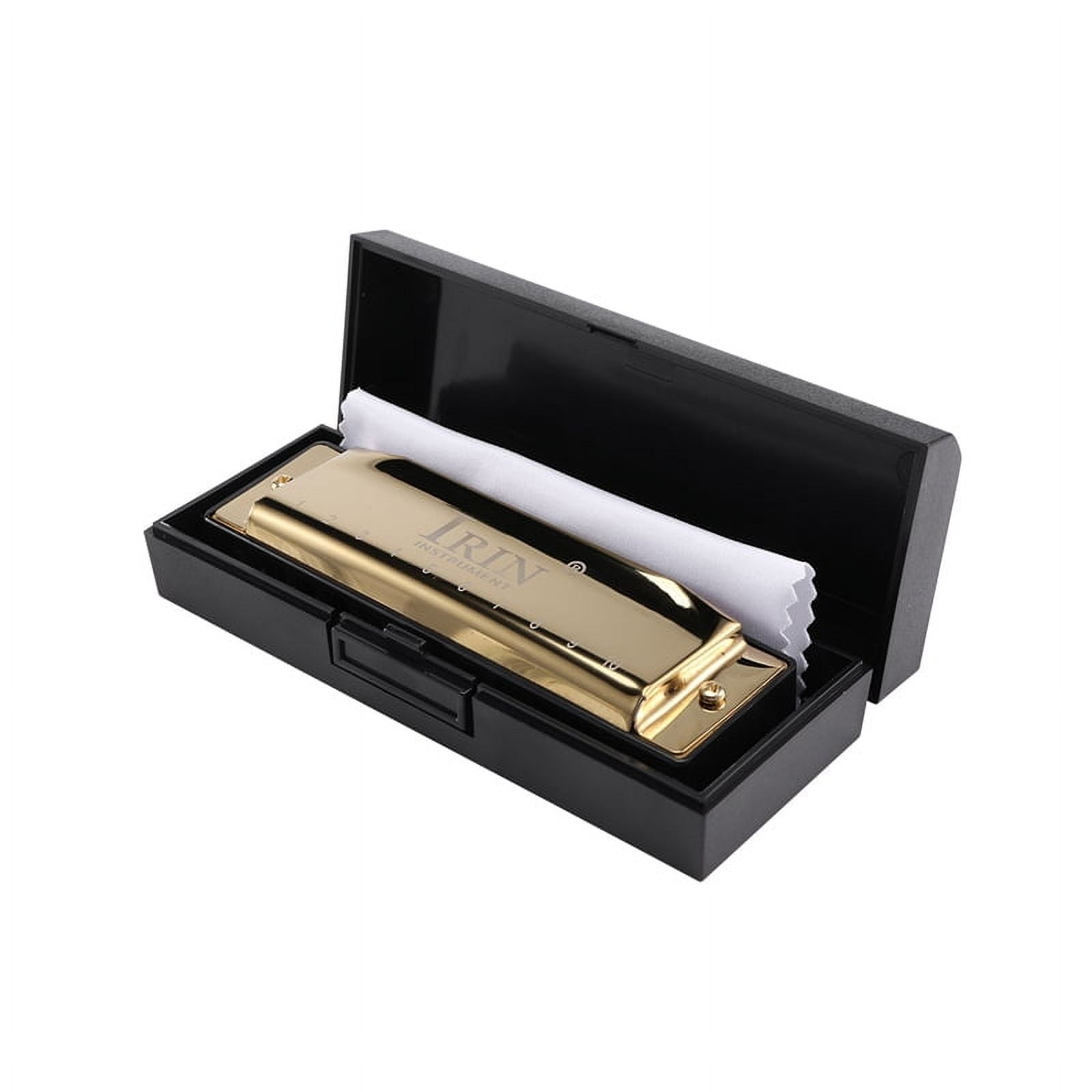 10 Holes 20 Tone G Key Harmonica Blues Musical Instrument Diatonic Harp ...