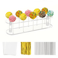 10 Holes Cake Pop Stand for Drying Candy Acrylic Dessert Table Display ...