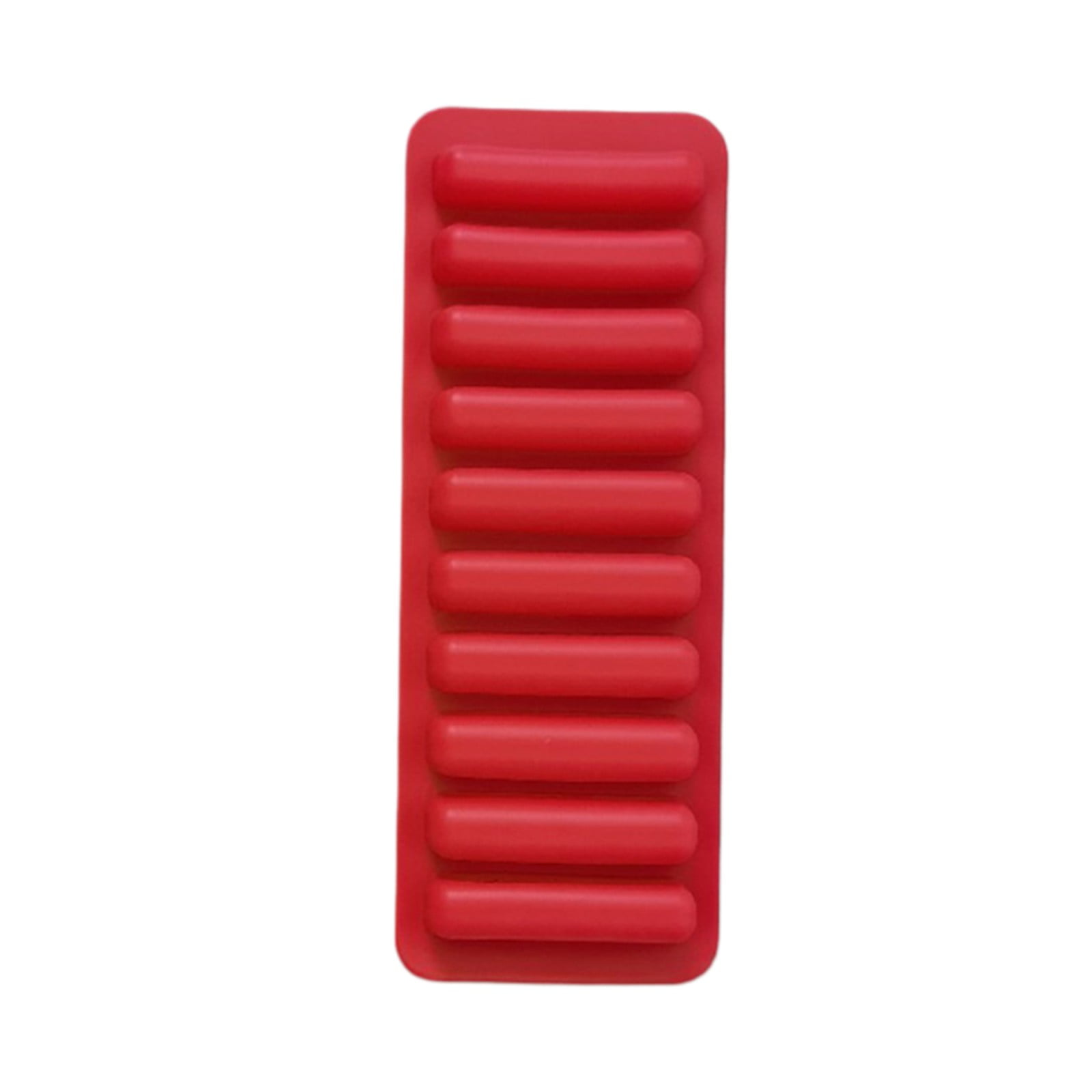 10 Holes Silicone Form Strip Finger Biscuit Ice Cube Mould Tray Bake ...