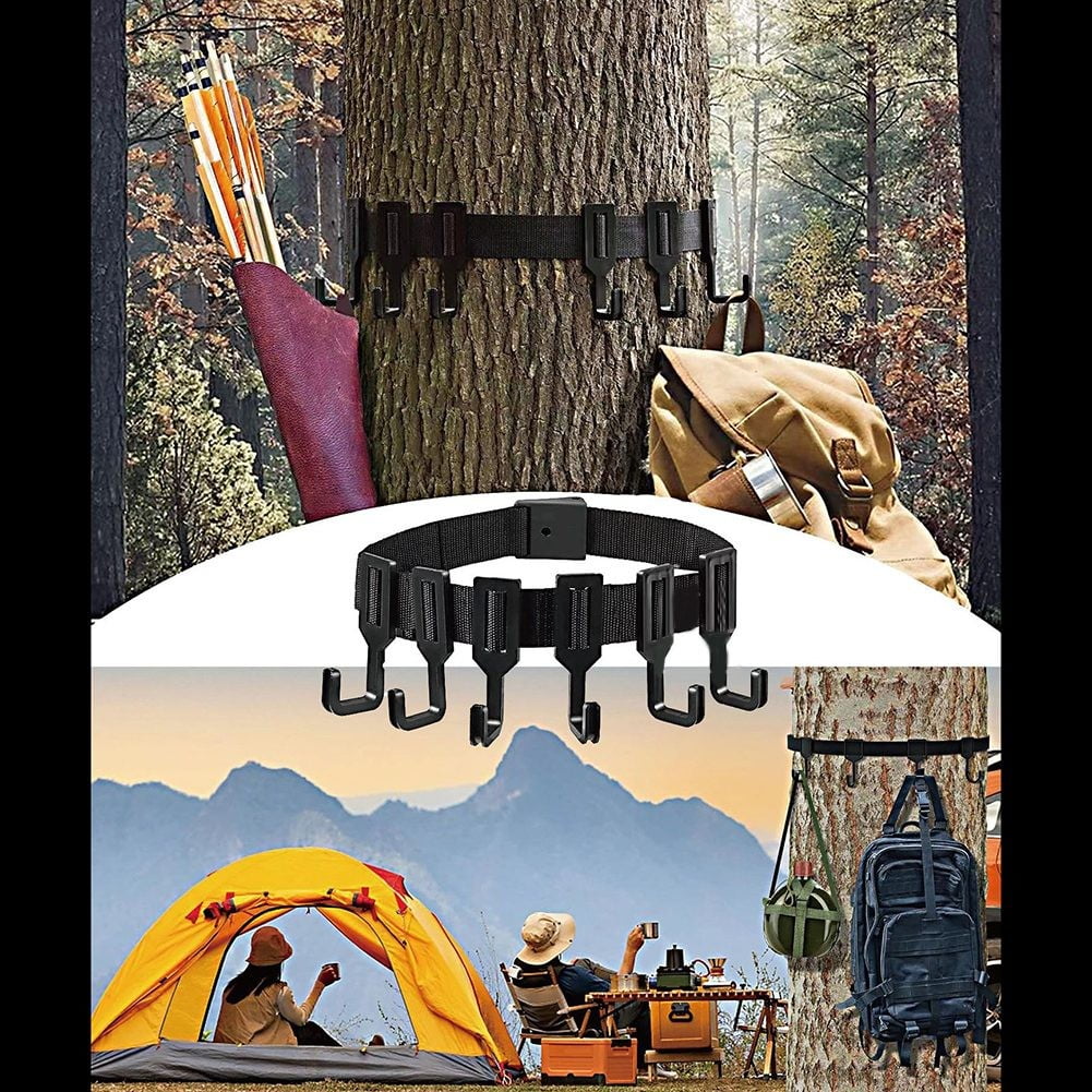 10 Hooks Tree Stand Strap Gear Hanger Tree Stand Accessory For Hunt ...