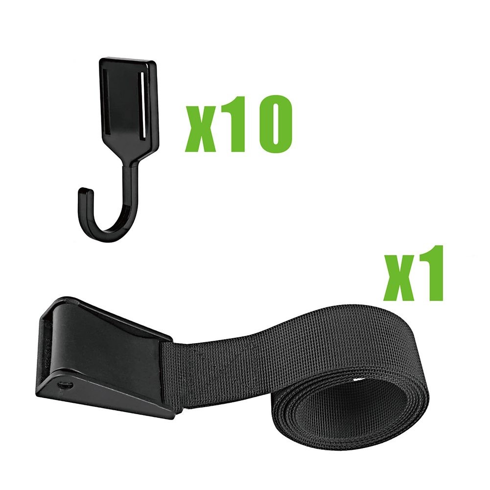 10 Hooks Tree Stand Strap Gear Hanger Tree Stand Accessory for Hunt ...