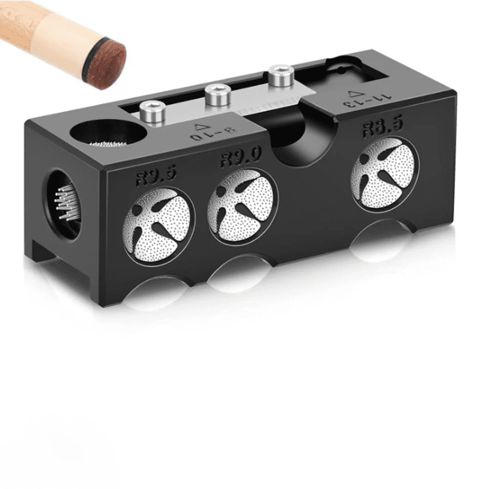 10-In-1 Billiards Pool Cue Tip Shaper for Replacement And Shaping Cue ...