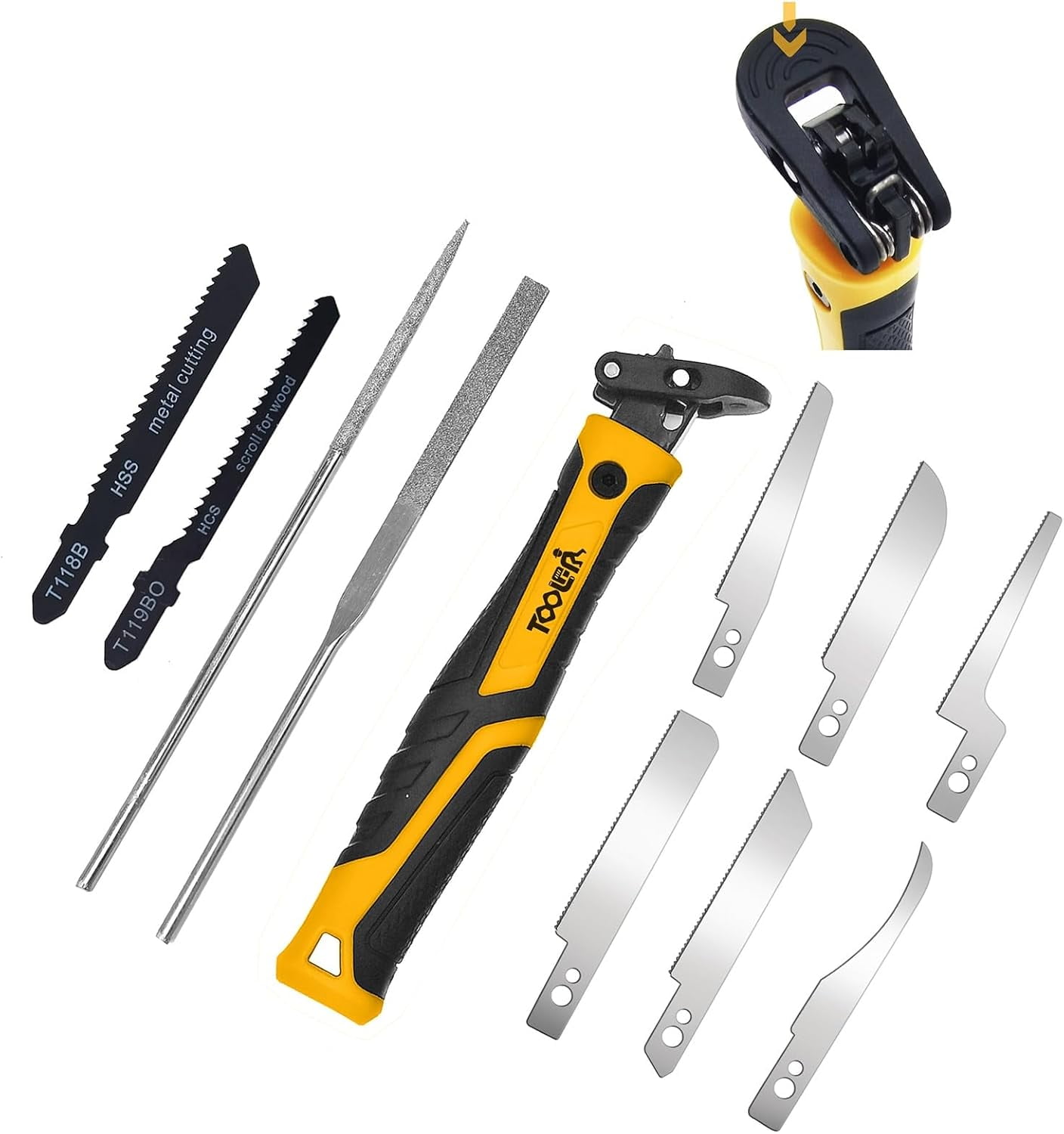 10-In-1 Model Craft Hand Saw & File Set. DIY Mini Razor Saw&File Kit ...