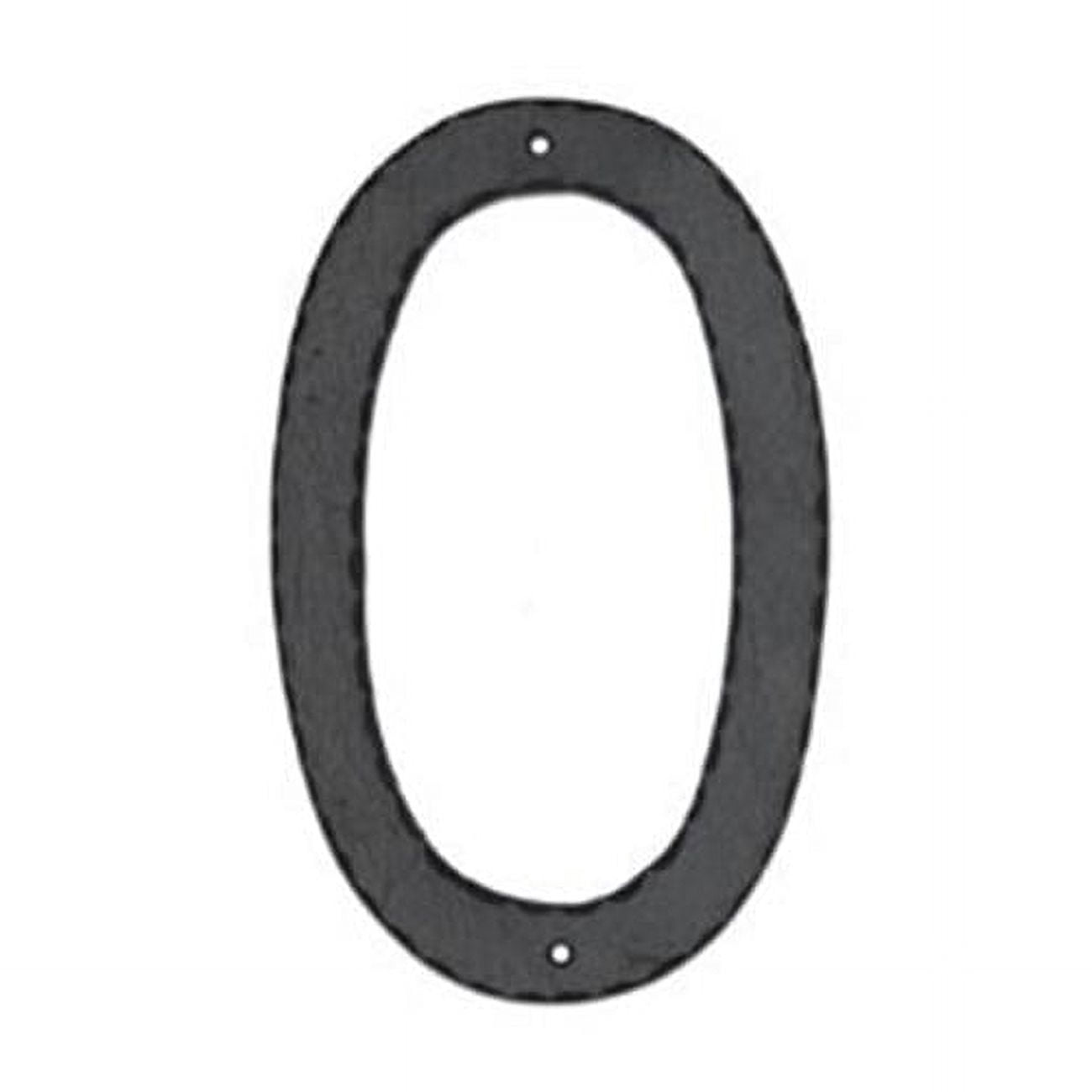 10 In. Textured Modern Font Individual House Number 0 - Walmart.com