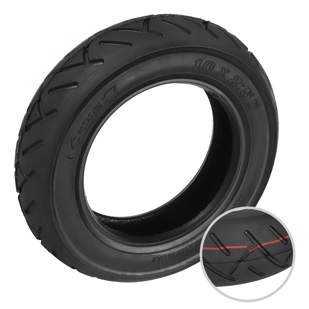 10 Inch 10X2.50 Tubeless Tyre Kugoo Zero 10X Electric Scooter - Walmart.com