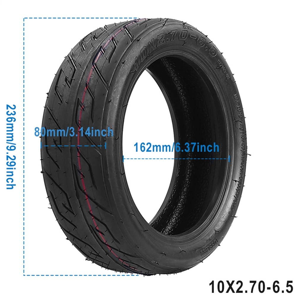 10 Inch 10x2.70-6.5 Tubeless Tire for Dualtron 3 Electric Scooter 70/65 ...