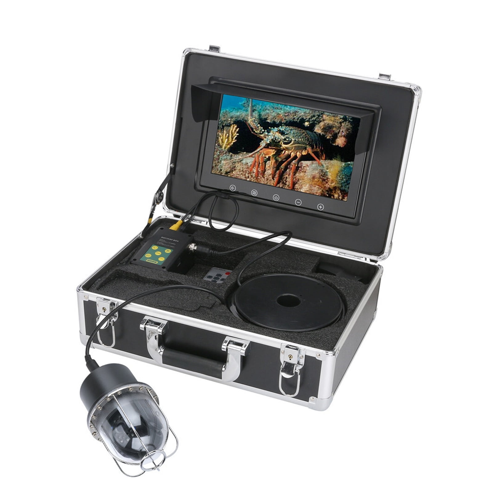 10 Inch 20m/50m/100m Underwater Fishing Video Camera Fish Finder IP68 ...