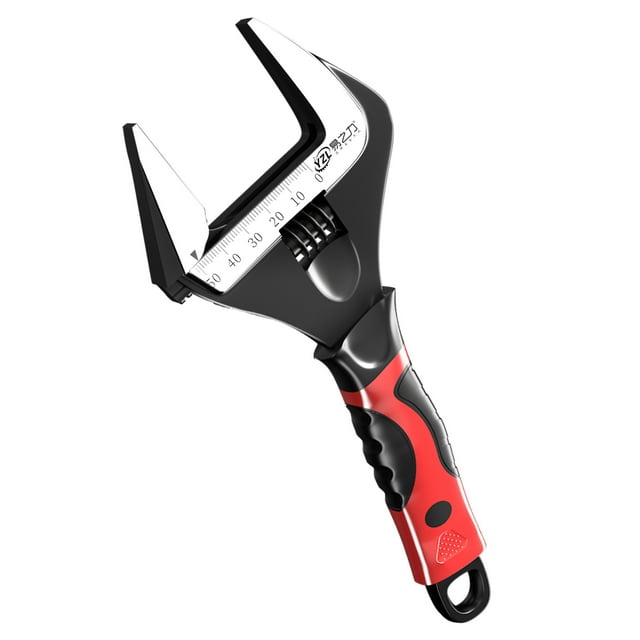 10-Inch (250mm) Steel Large Installation Adjustable Plumbing Wrench ...