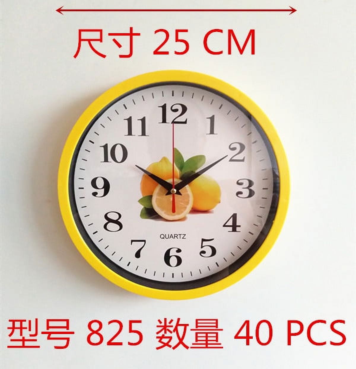 10-Inch 25cm round Wall Clock Quartz Clock Home Simple Fashion Wall ...