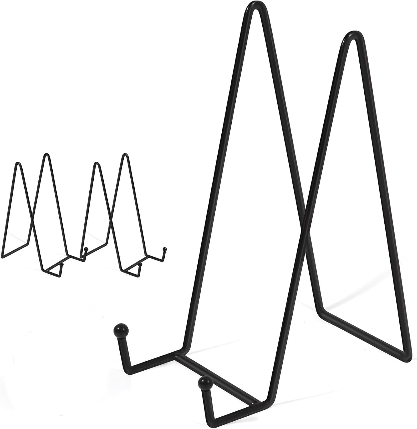 10 Inch 3 Pack Large Black Table Easel Plate Stands for Display Plate ...