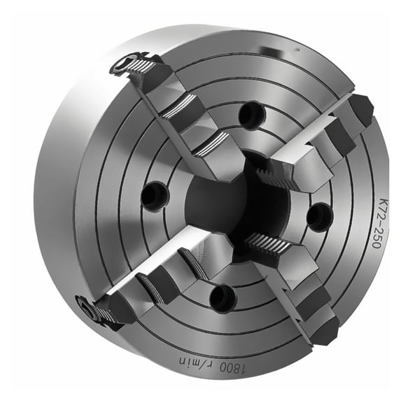 10 Inch 4-Jaw Lathe Chuck - 250mm, 15-250mm Clamping Range, HT300 Cast ...