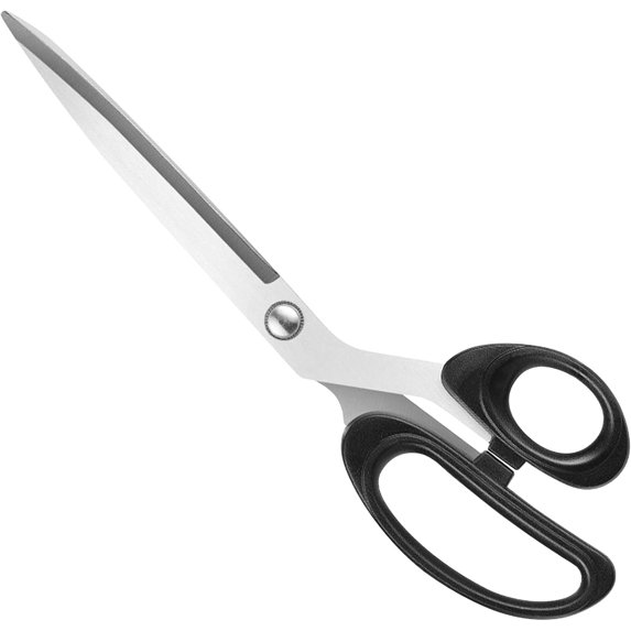 10-Inch All-Purpose Sharp Fabric Scissors - Heavy-Duty Stainless Steel ...