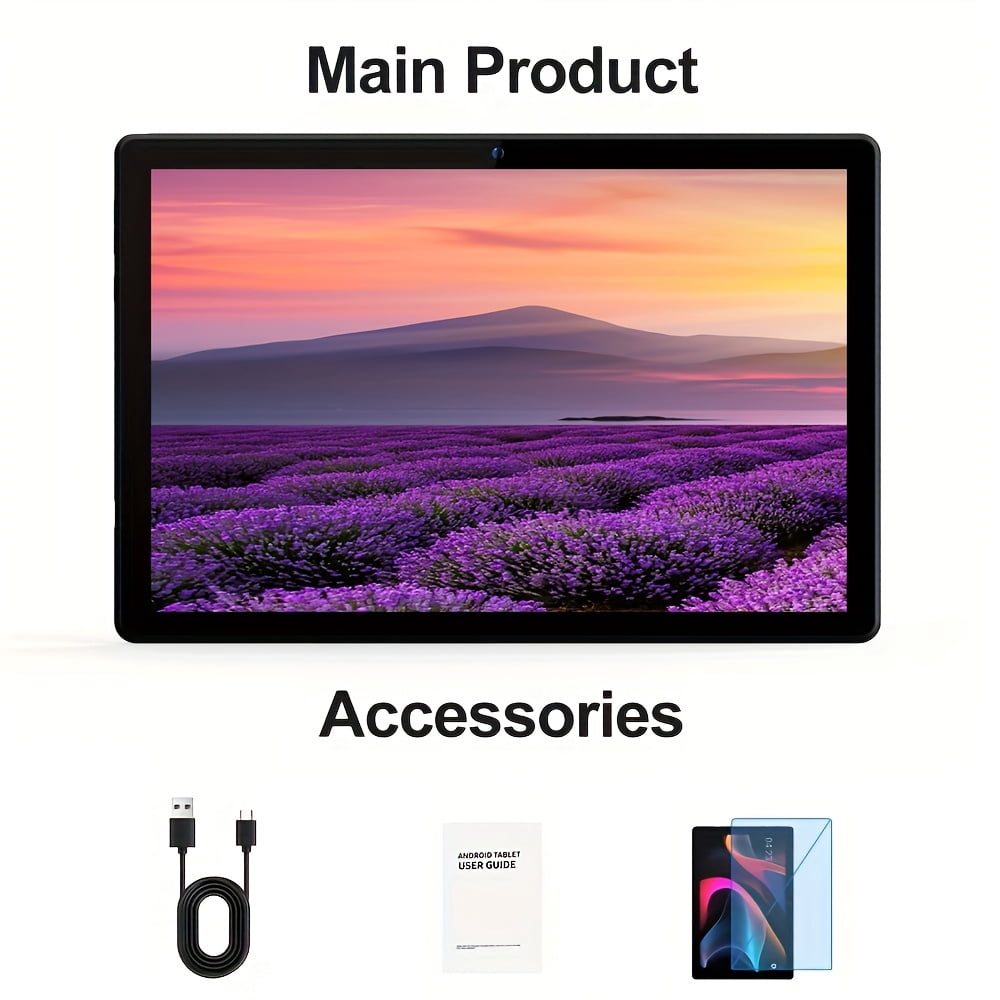 10 Inch Android Tablet, Android 13 Tablet 3GBRAM 64GB ROM, 512TB TF ...