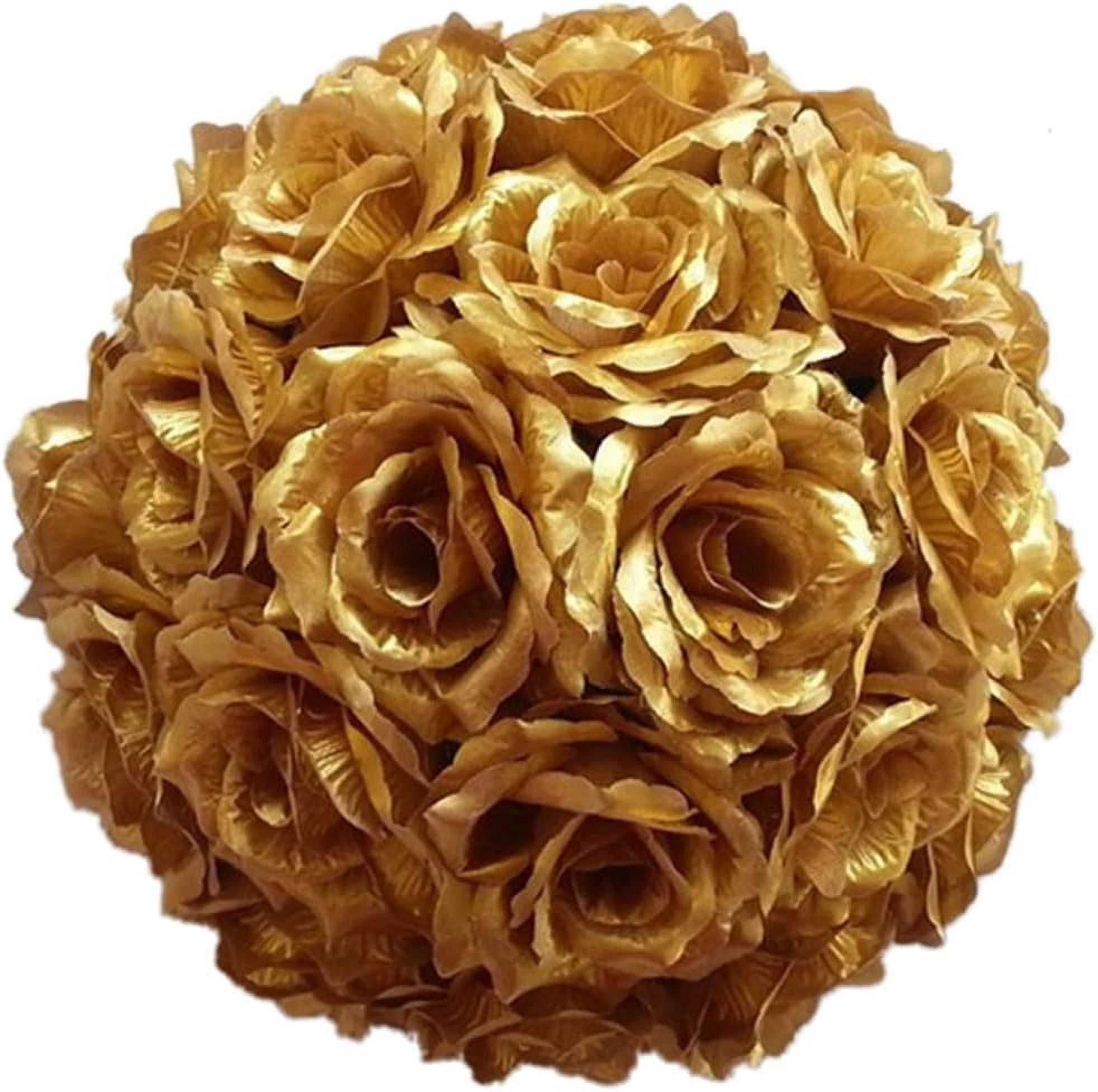 10 Inch Artificial Romantic Rose Flower Ball for Home Outdoor Wedding ...