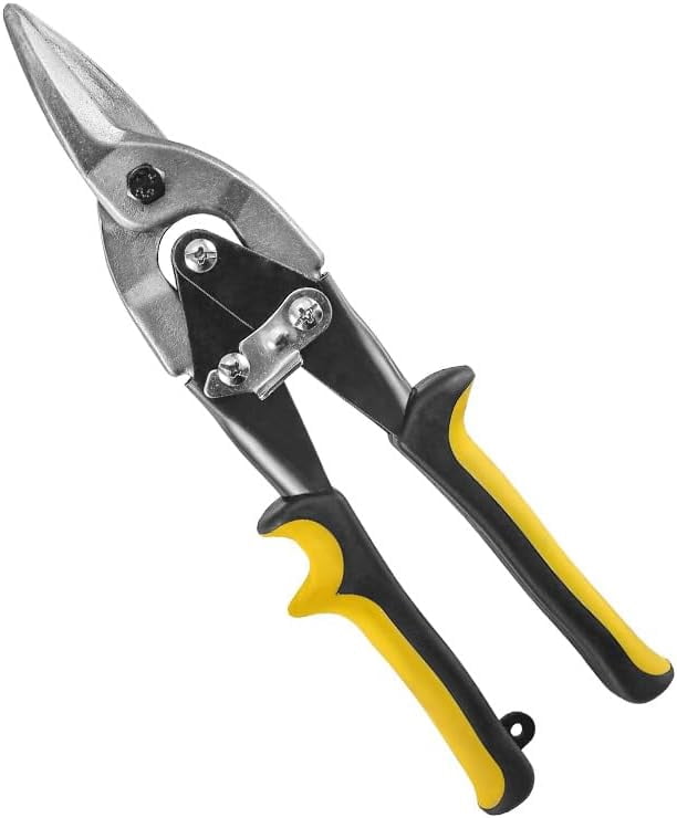 10 Inch Aviation Tin Snips, Heavy Duty Chrome Vanadium Steel Metal ...