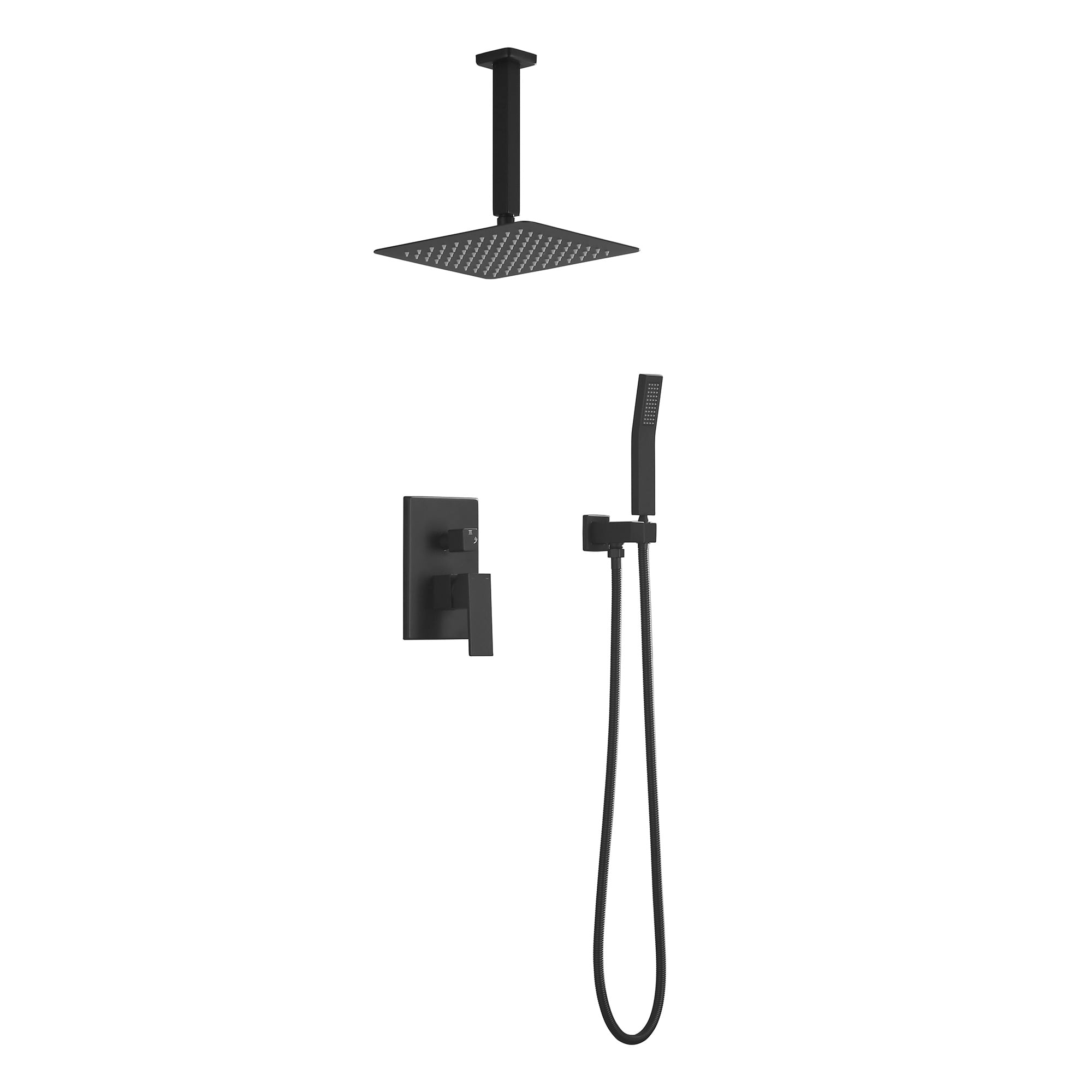 10 Inch Bathroom Rain Shower System Set ceiling mounted, Rainfall ...